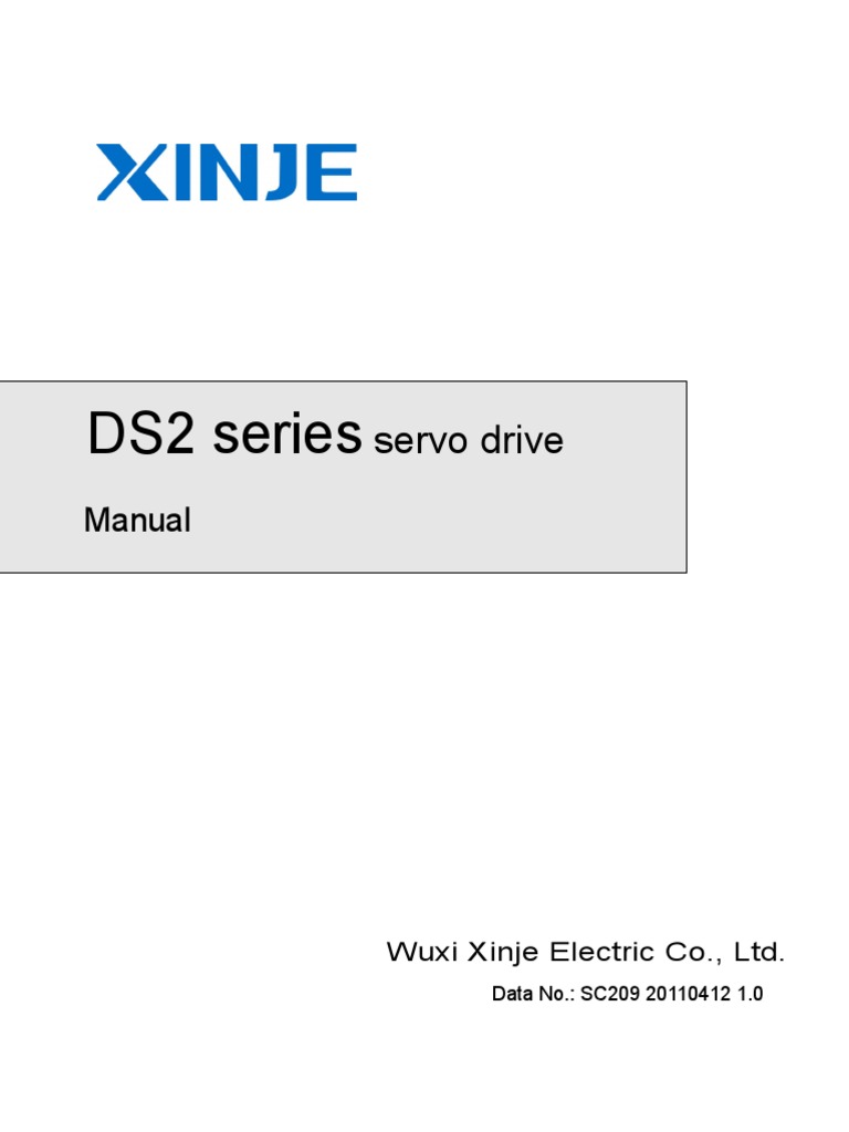 DS2 ASmanual | PDF | Electric Motor | Electronic Filter