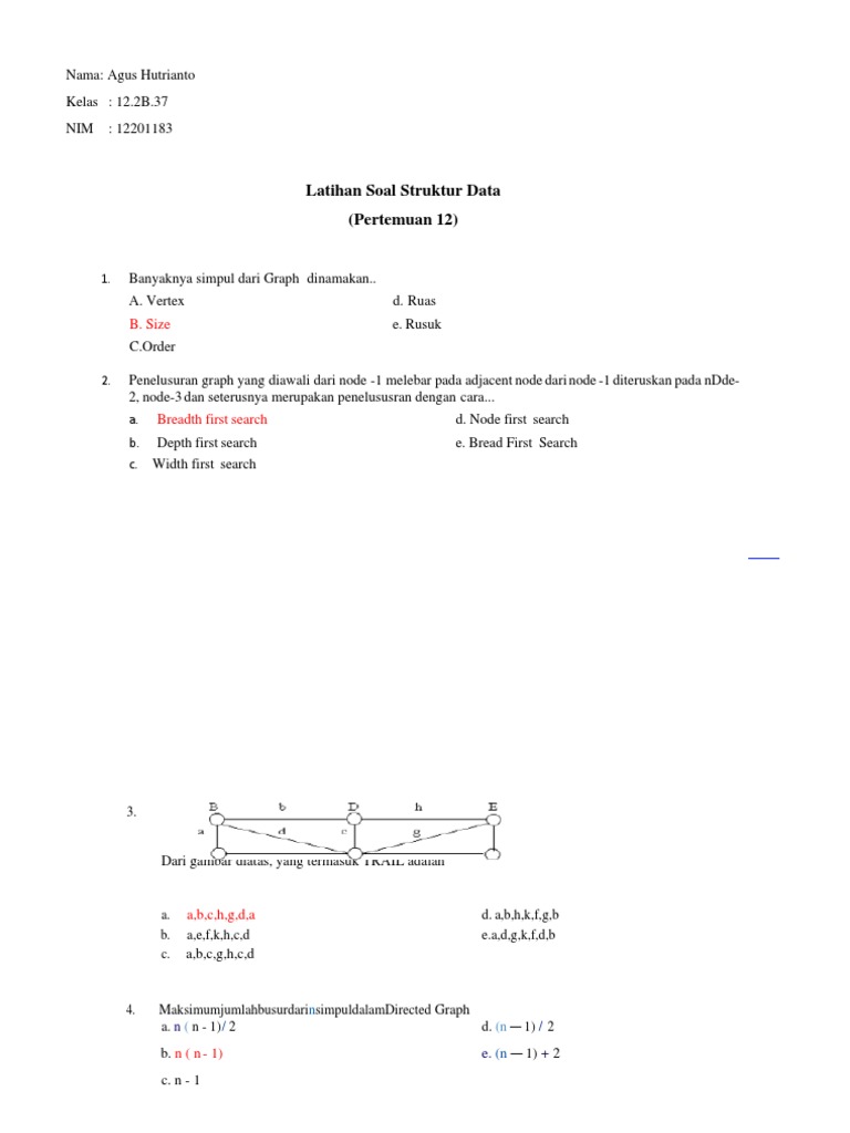 Struktur Data Pertemuan 12 | PDF