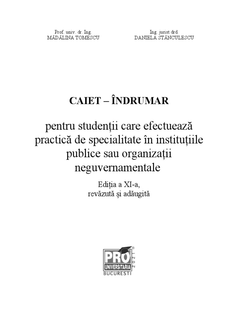 Caiet Practica | PDF