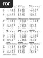 Kalender Epid 2020 | PDF