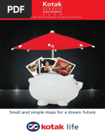 Kotak Signature Term Plan Brochure | PDF | Insurance | Life Insurance