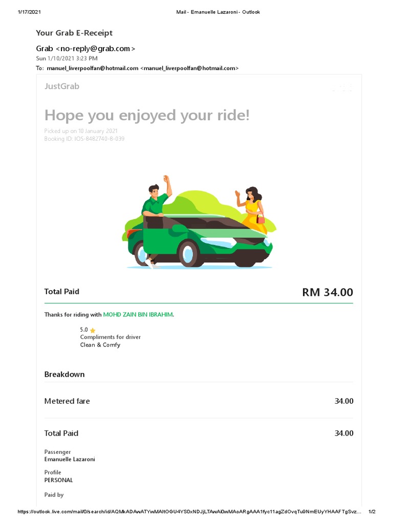 Grab Receipt | PDF