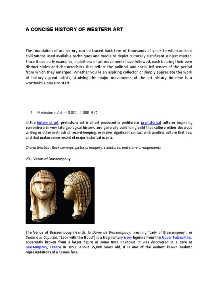 Overview of Western Art History | PDF | Raphael | Romanticism