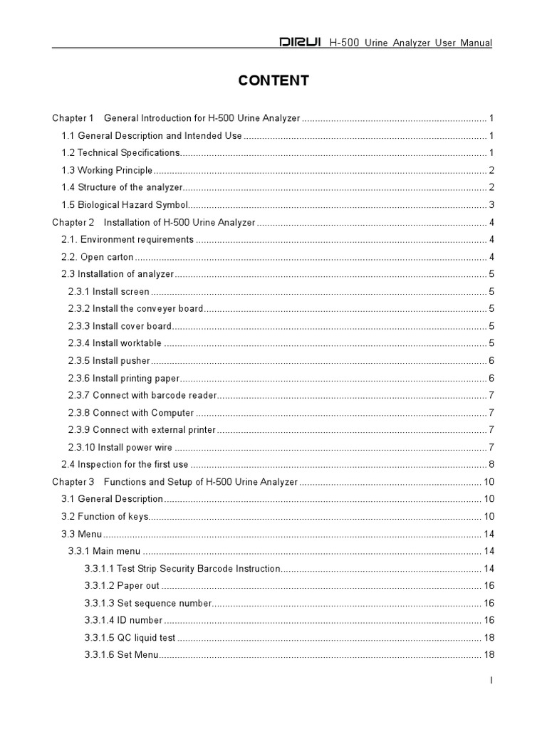 H-500 User Manual | PDF | Menu (Computing) | Barcode