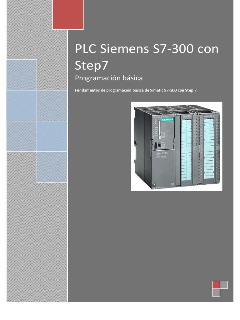 Programación Básica PLC Siemens S7-300 Con STEP 7 | Descargar gratis PDF | Poco | Termostato