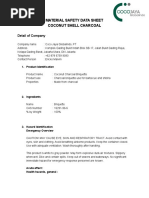 Wood Briquettes Safety Data Sheet | PDF | Dust | Combustion