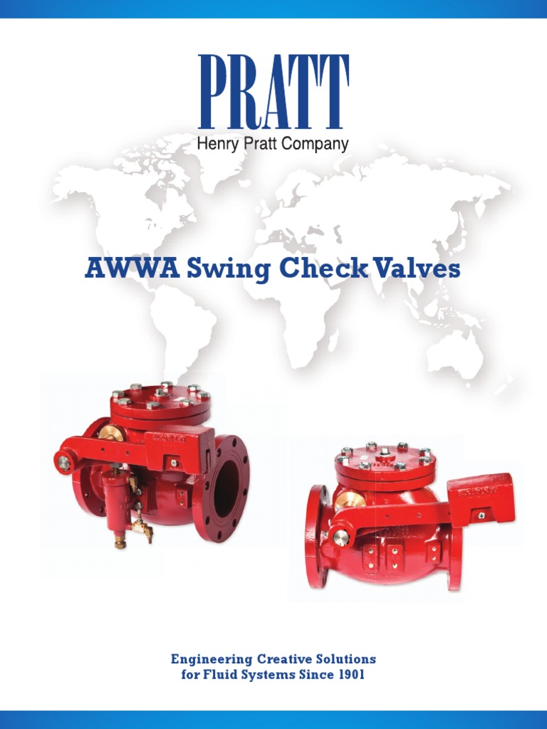 33 - Pratt - Catalog Check Valve | PDF | Valve | Pipe (Fluid Conveyance)