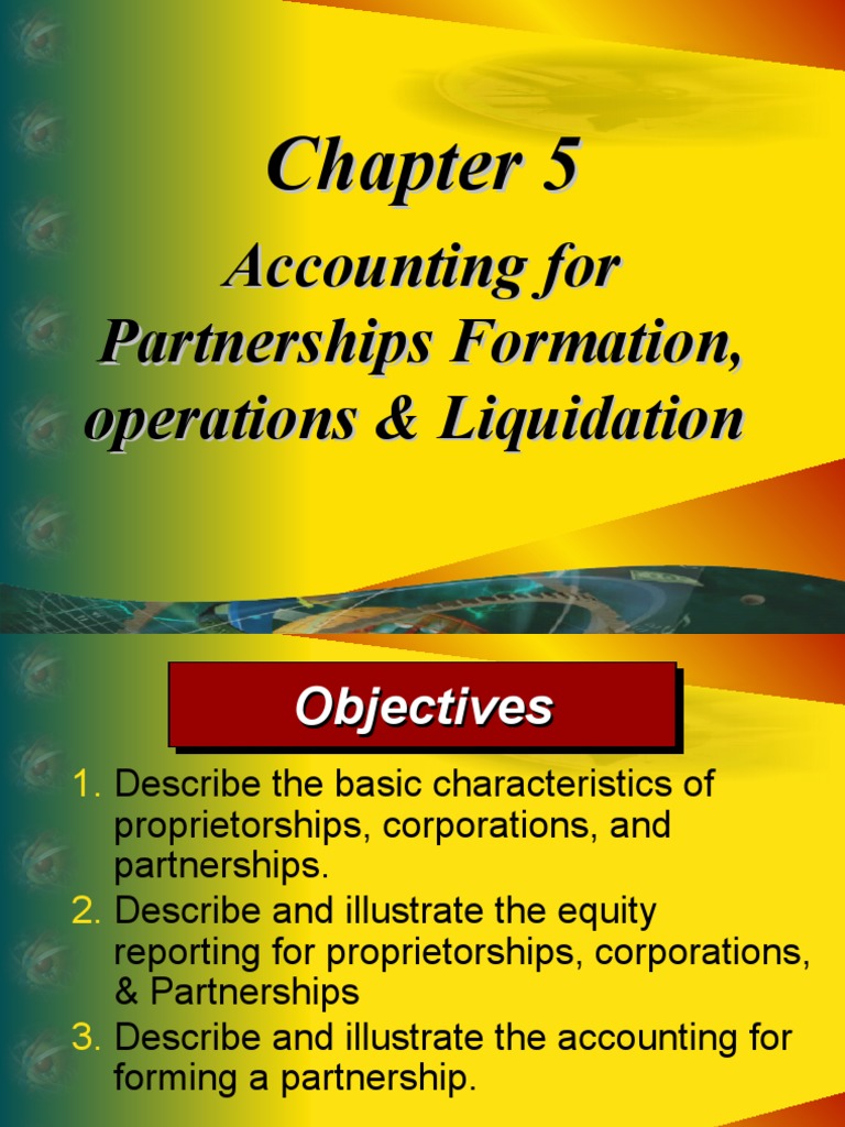 Accounting For Partnerships Formation, Operations & Liquidation | PDF ...