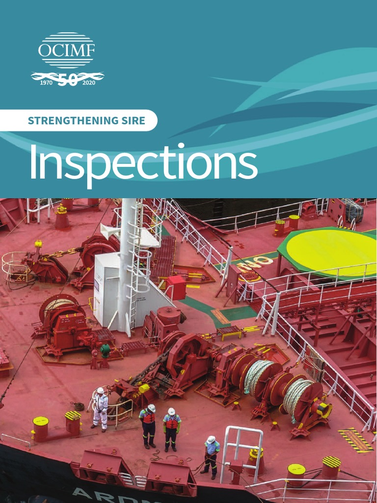 SIRE 2.0 Inspections | PDF | Evaluation