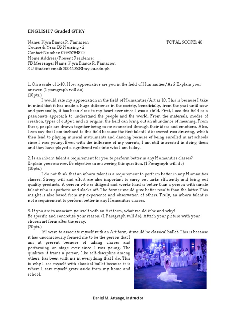 English 7 Graded Gtky | PDF | Humanities | Human Nature