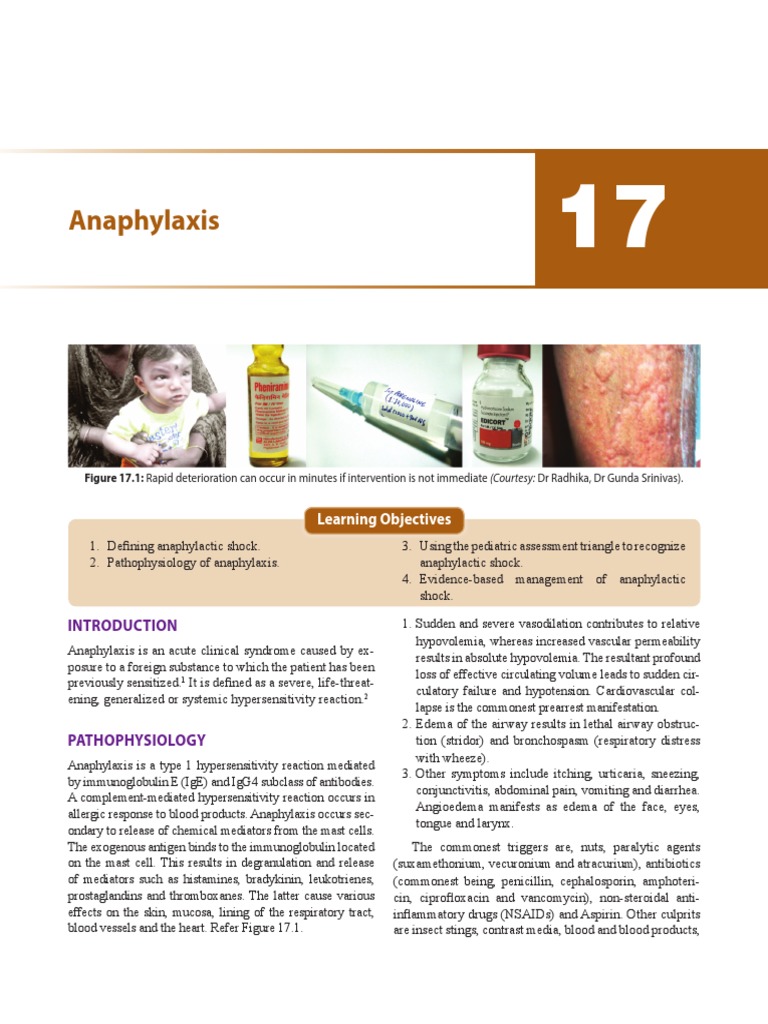 Anaphylaxis: Learning Objectives | PDF | Clinical Medicine | Immunology