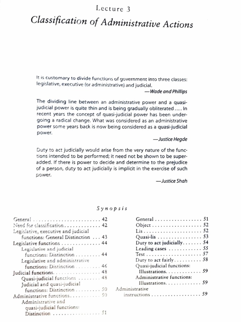 Classification of Admin Law | PDF | Administrative Law | Judiciaries