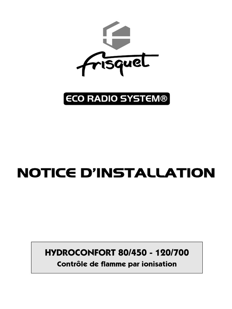 Notice Chaudiere Frisquet Hydroconfort 80 450