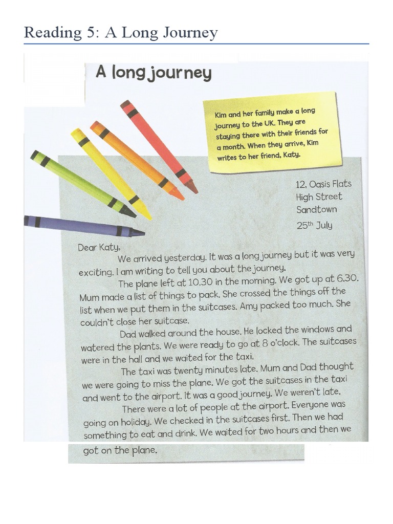 Reading A Long Journey | PDF