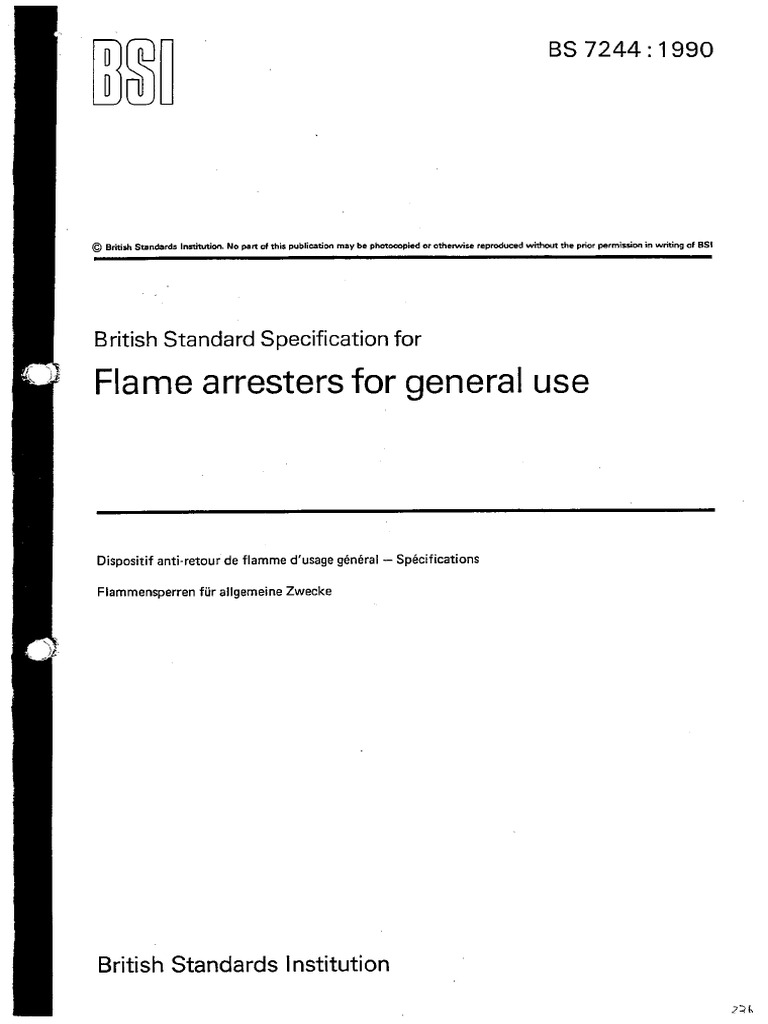 BS 7244-1990 | PDF