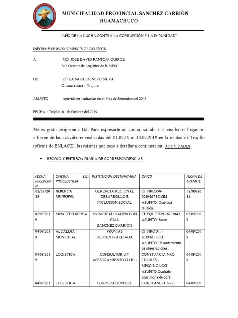 Informe Sara 3 | PDF