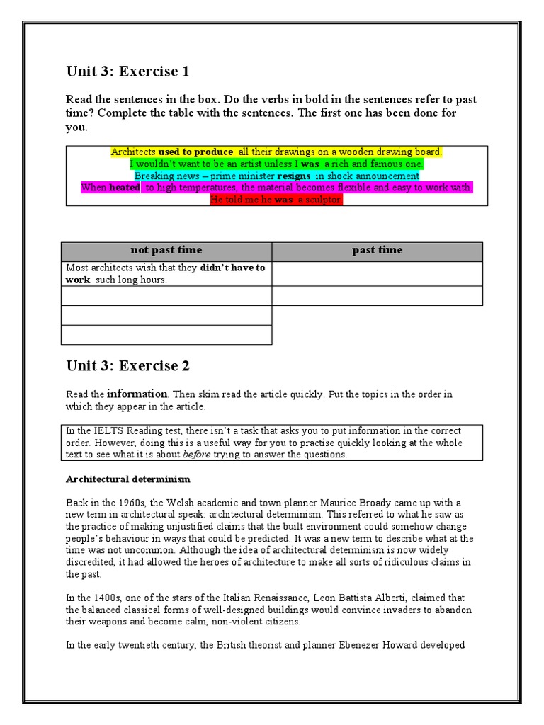 Unit 3 - Reading | PDF | Urban Sprawl | International English Language ...