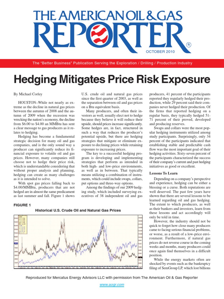 Oil & Gas Hedging Strategies Guide | PDF | Hedge (Finance) | Price Of Oil