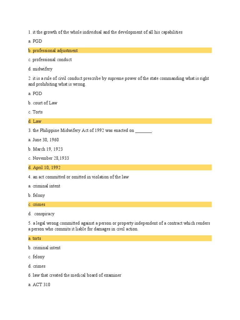 PGD Exam | PDF | Midwife | Midwifery