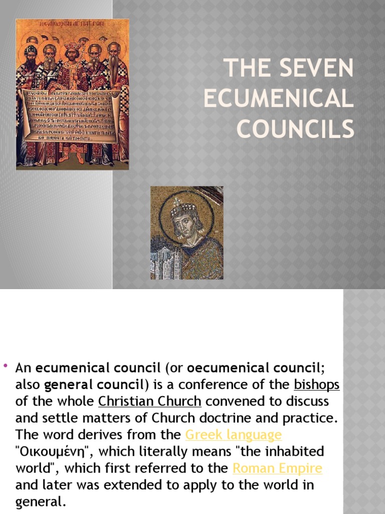 Seven Ecumenical Councils | PDF | Arianism | Christian Church