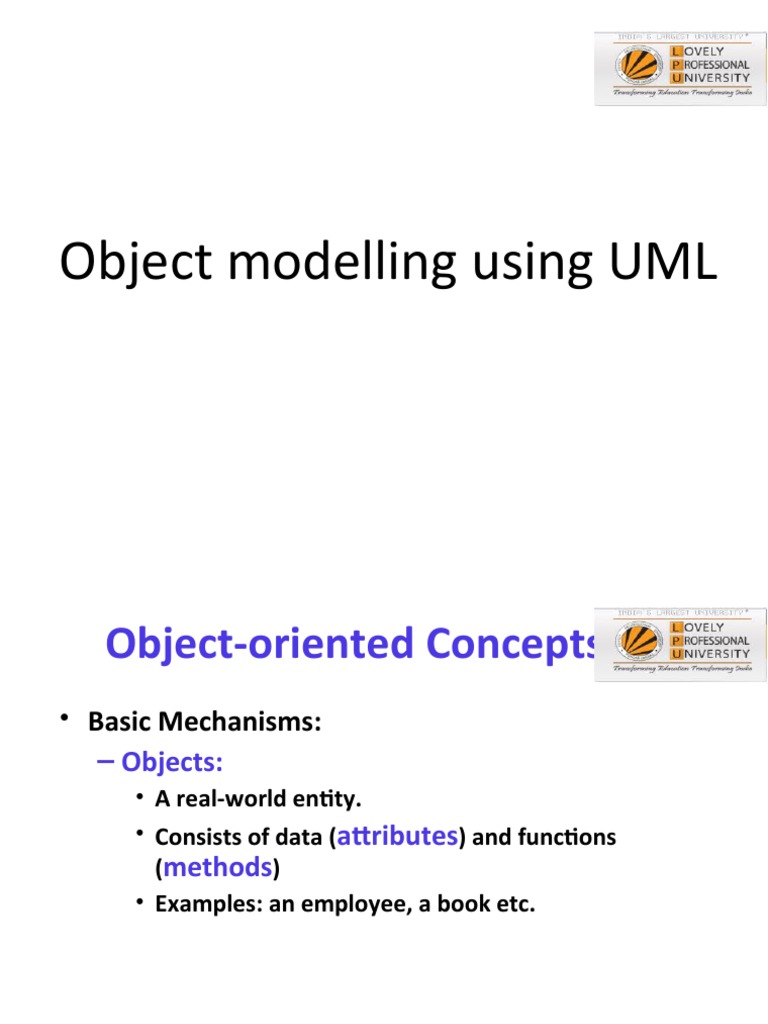 Object Modelling Using UML | PDF | Unified Modeling Language | Inheritance (Object Oriented ...