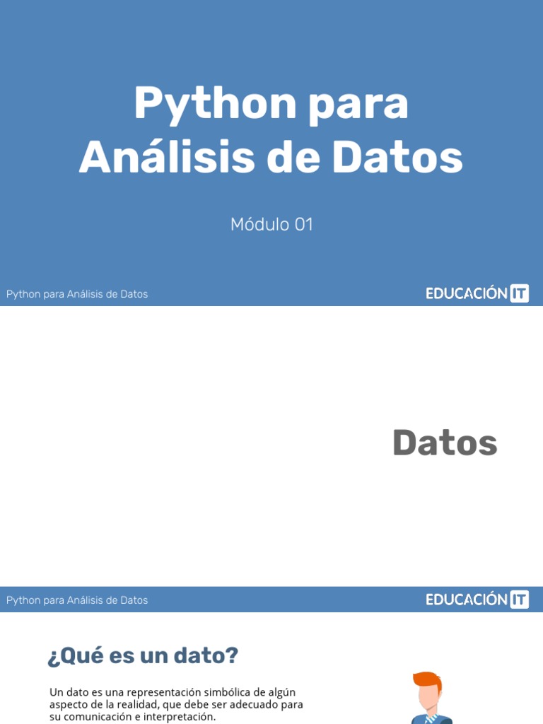 Python para Análisis de Datos: Módulo 01 | PDF | Poco | Píxel