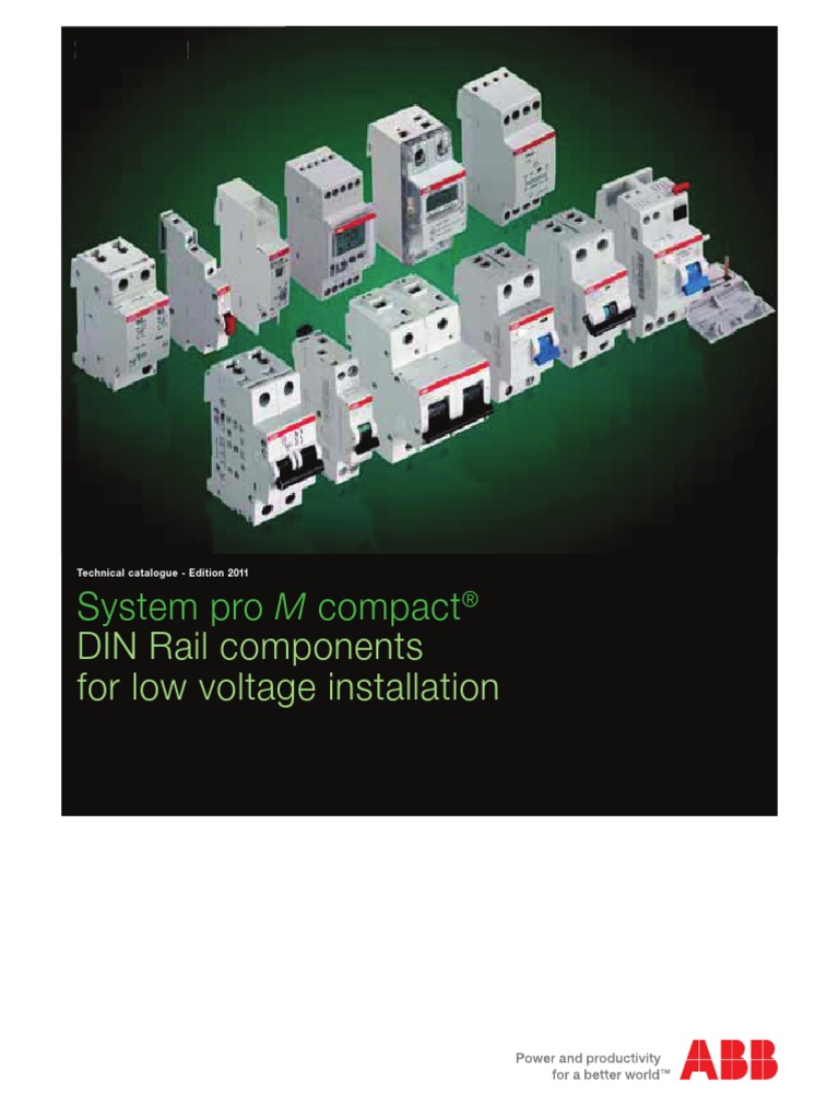 System Pro M Compact: DIN Rail Components For Low Voltage Installation ...