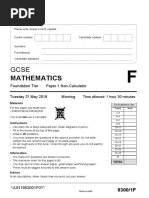 AQA Predicted 2024 Paper 1 Foundation | PDF | Area | Mathematics