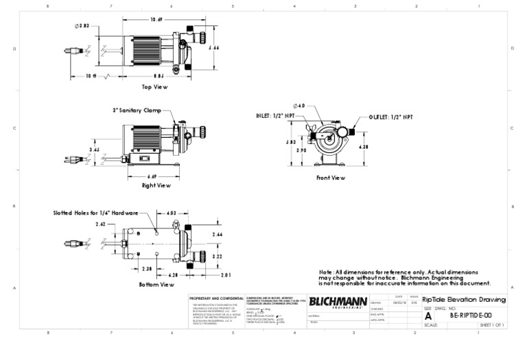 Be-Riptide-00 Riptide Elevation Drawing: Proprietary and Confidential ...