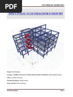 STRUCTURAL DESIGN Report | PDF | Structural Load | Bending