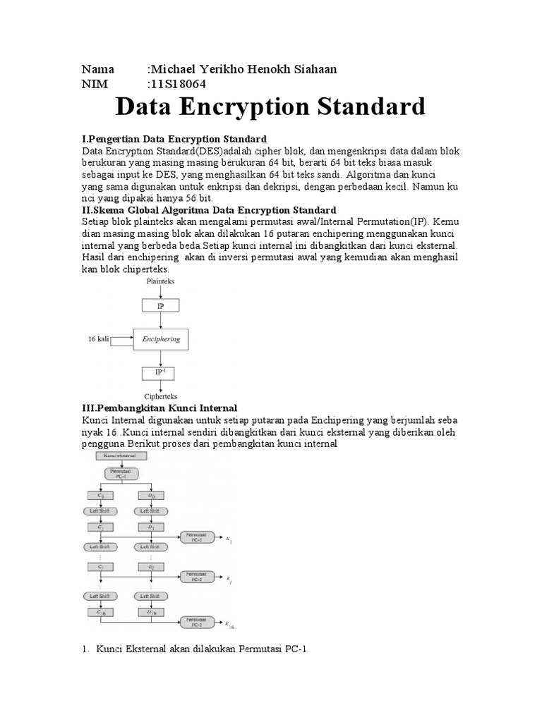 Data Encryption Standard Pdf Game And Aktivitas Komputer 