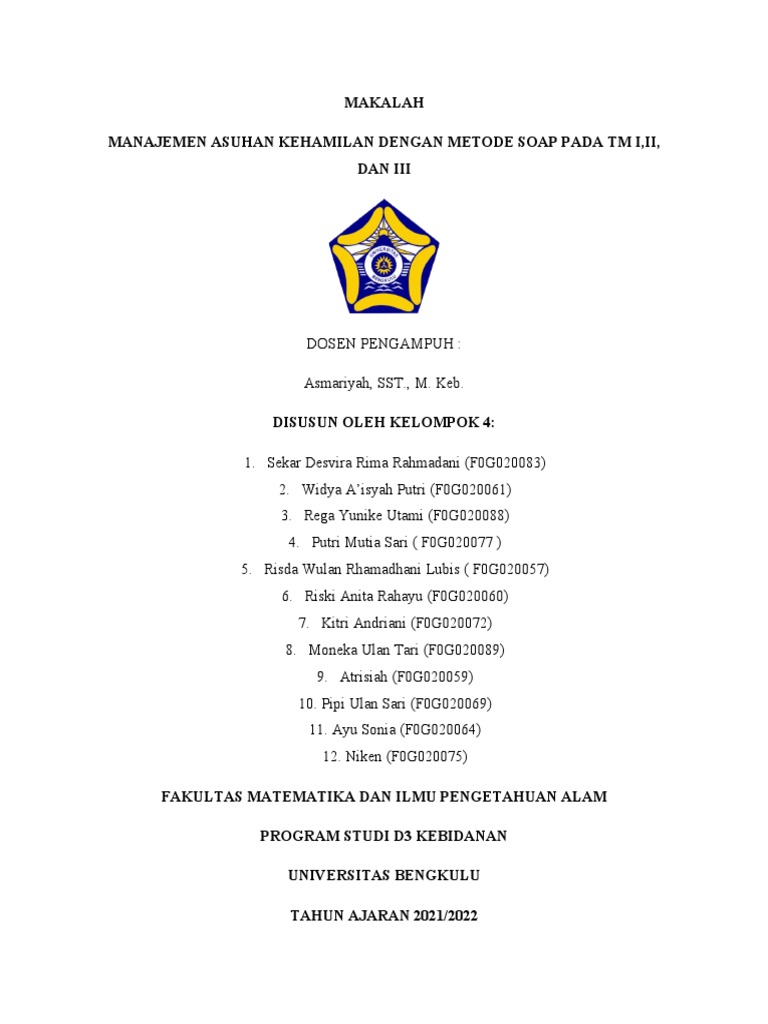 Makalah Kel 4 Kehamilan PT 15 | PDF