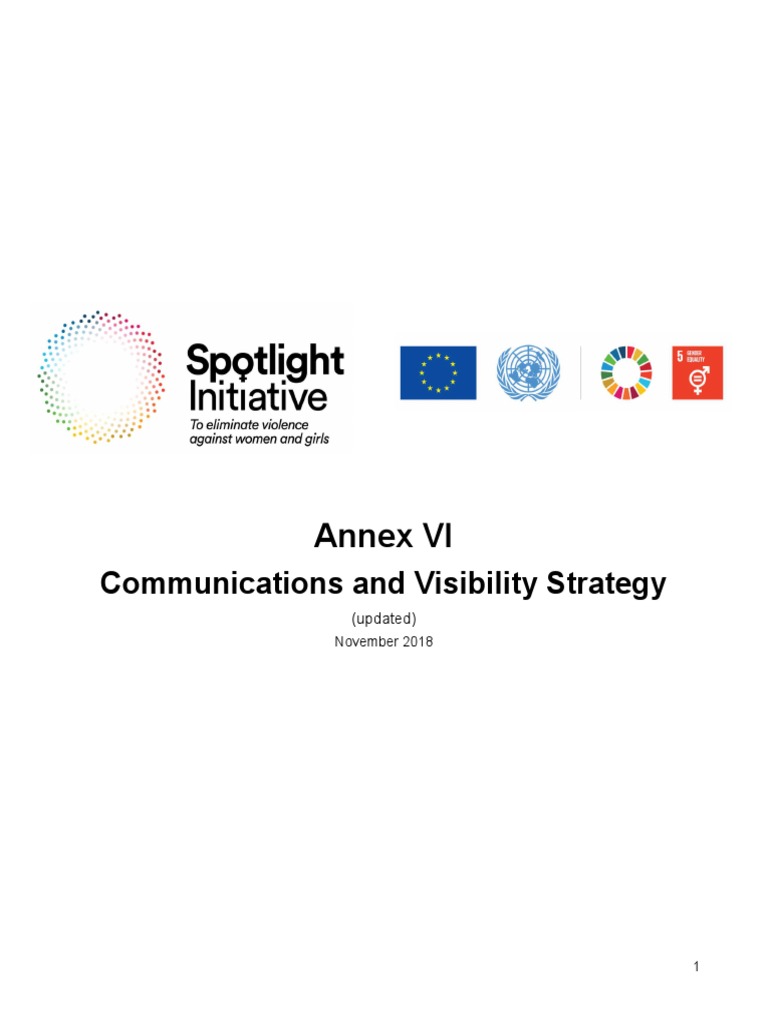 Spotlight Communication and Visibility Plan | PDF | Violence Against ...