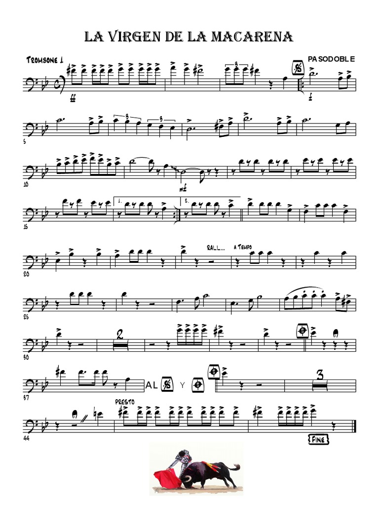 Paso Doble - Virgen de La Macarena-2 | PDF