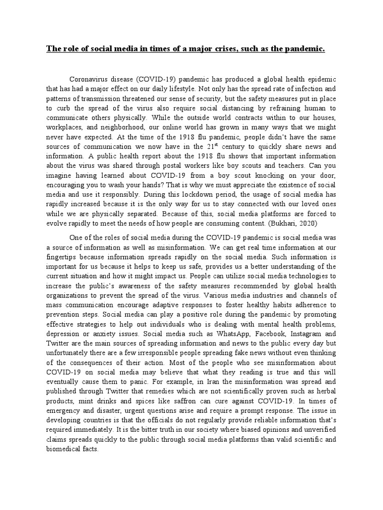 PPD Essay - Hari | PDF | Social Media | Popular Culture & Media Studies