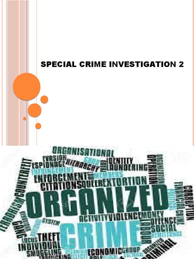 Organized Crime & Investigation Overview | PDF | Organized Crime ...
