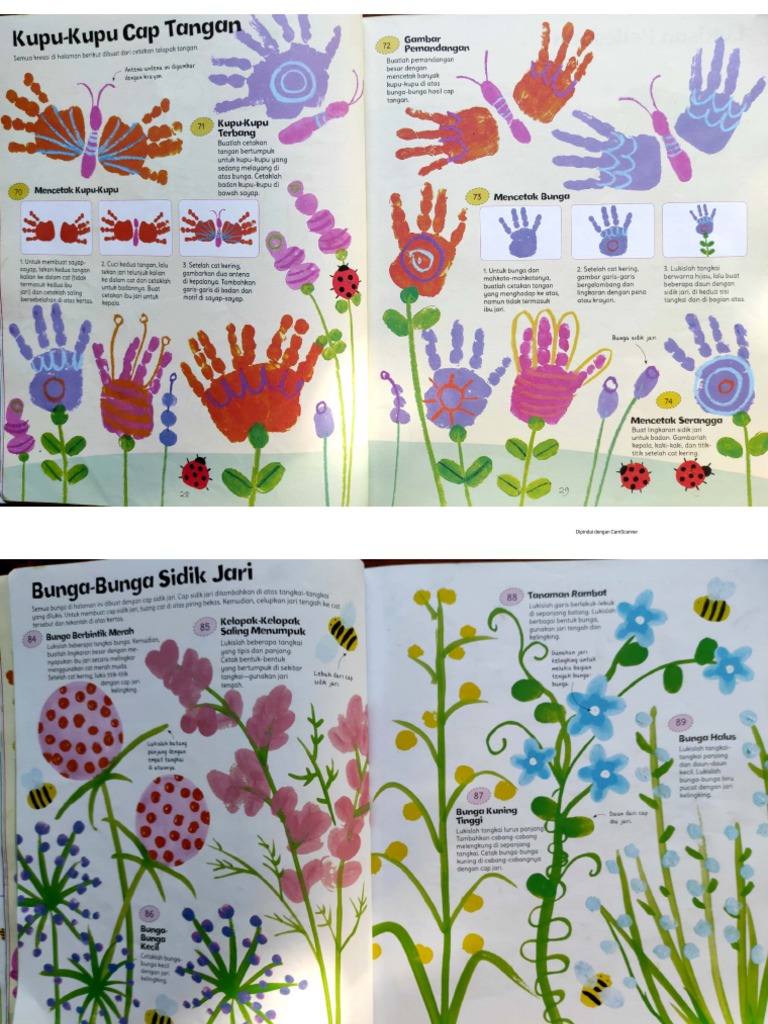 Contoh Melukis Dengan Jari (Finger Painting) | PDF