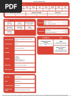 Cyberpunk Red Fillable Character Sheet | PDF | Weaponry | Leisure