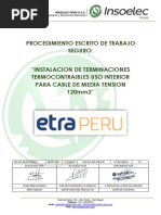 Procedimiento Megado de Cables 2 | PDF | Ingenieria Eléctrica ...