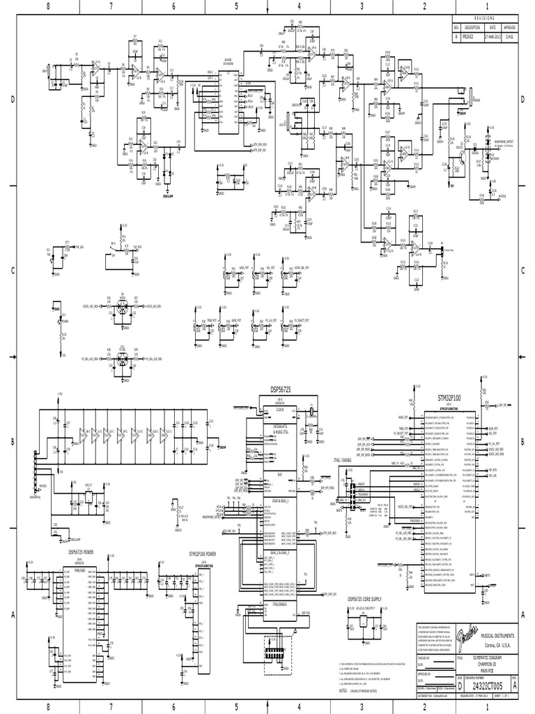 Fender Champion 20 40 Guitar Amp Schematic | PDF