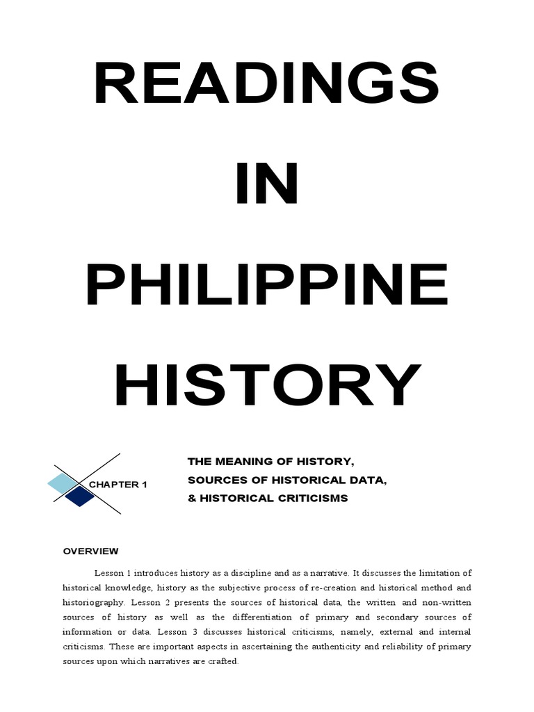 Chapter 1 RPH | PDF | Primary Sources | Narrative