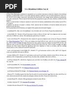 USP Test Solutions and Preparations | PDF | Acid | Ammonia