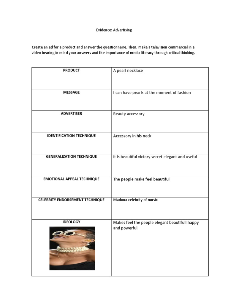 Solution Evidence 3 Advertising | PDF