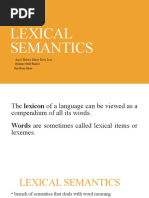 Sense Relations Ii | PDF | Semantics | Lexical Semantics