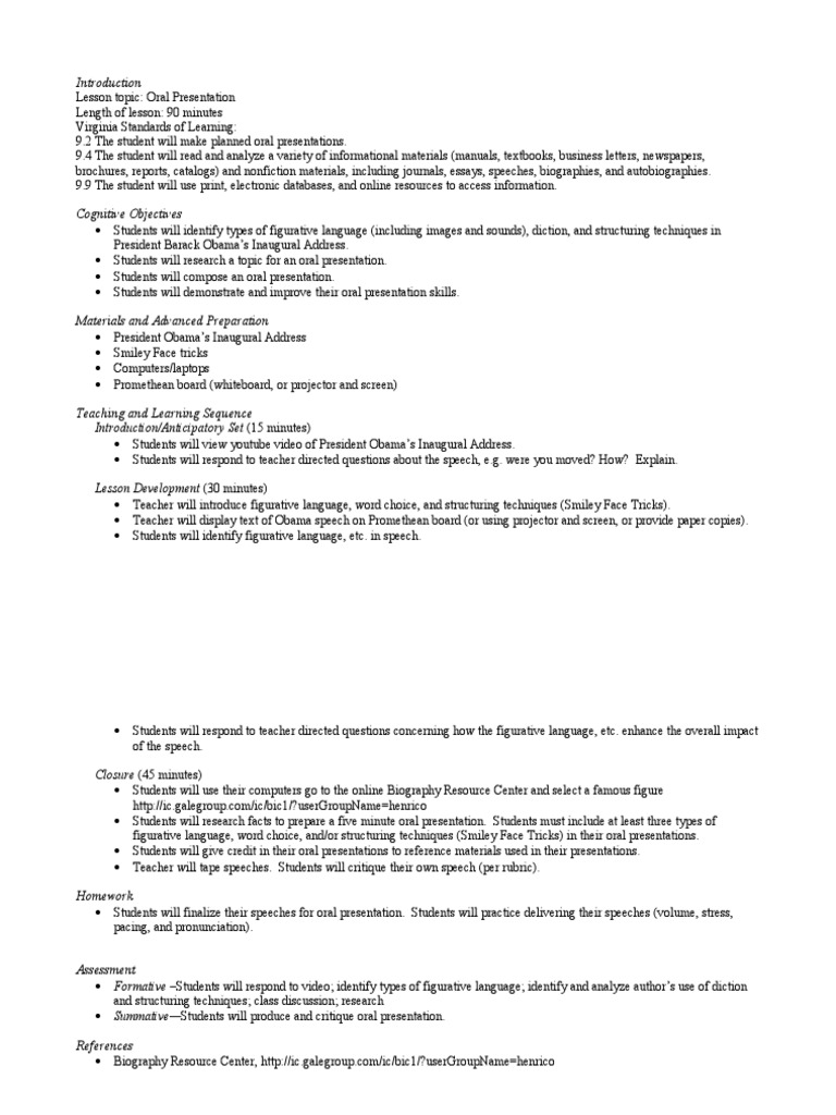Introduction/Anticipatory Set (15 Minutes) | PDF | Newspapers | Teachers
