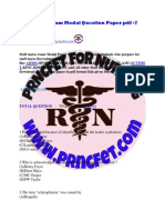 Nursing Entrance Exam Sample Questions | PDF