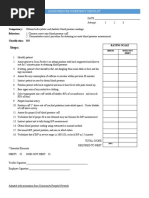 Suctioning Checklist | PDF | Breathing | Clinical Medicine