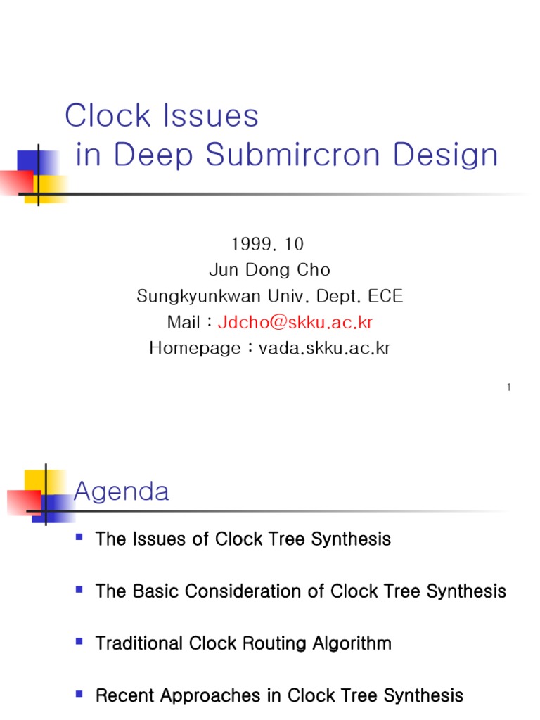 Clock Tree Synthesis | PDF | Information And Communications Technology ...