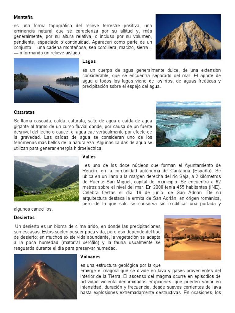 Elementos Geograficos | PDF | playa | Cañón