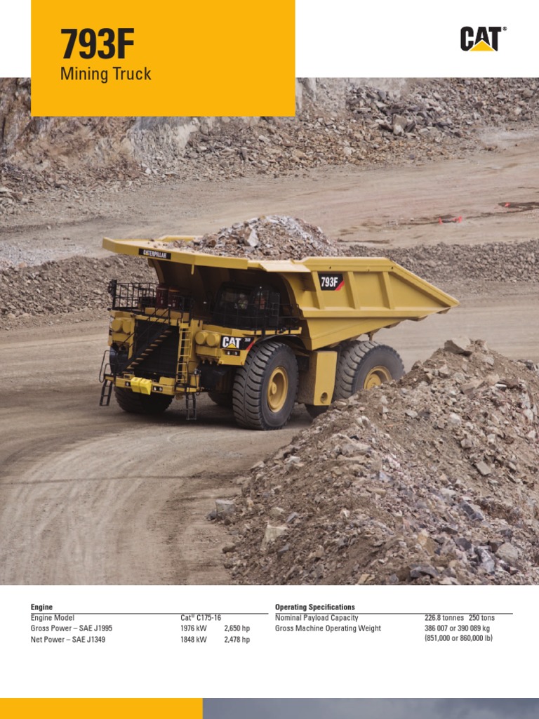 CAT 793 F | Manual Transmission | Transmission (Mechanics)